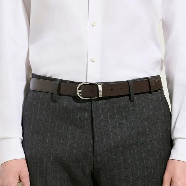 Montblanc Horseshoe-shaped Double-sided Belt