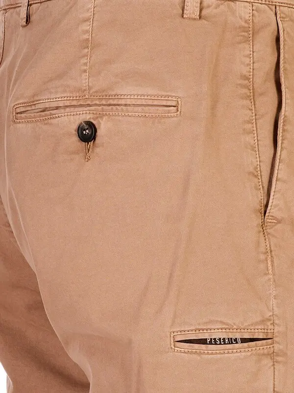 Peserico Slim-fit Turn-up Trousers