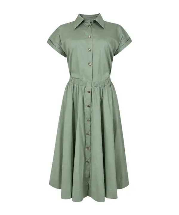 Liu Jo Tie-fastening Cut-out Shirt Dress - Gray