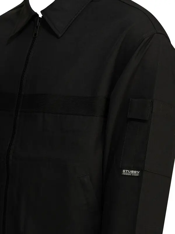 StÜssy Collared Long-sleeved Casual Jacket