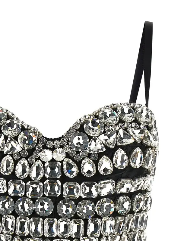 Dolce & Gabbana Crystal Bodysuit