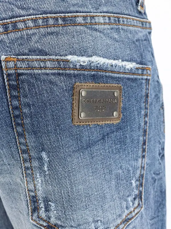 Dolce & Gabbana Belt Loop Jeans