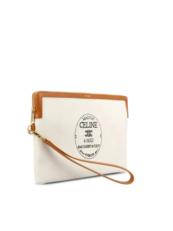 Celine Zipper Clutch