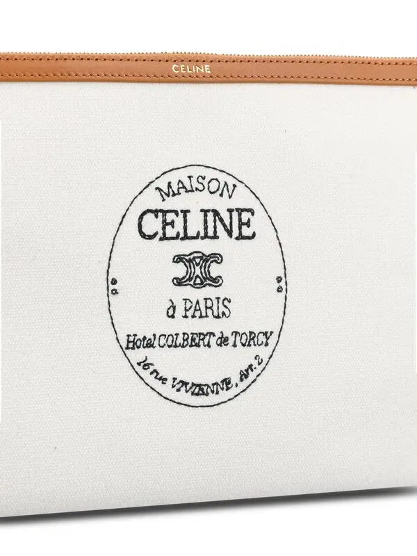 Celine Zipper Clutch