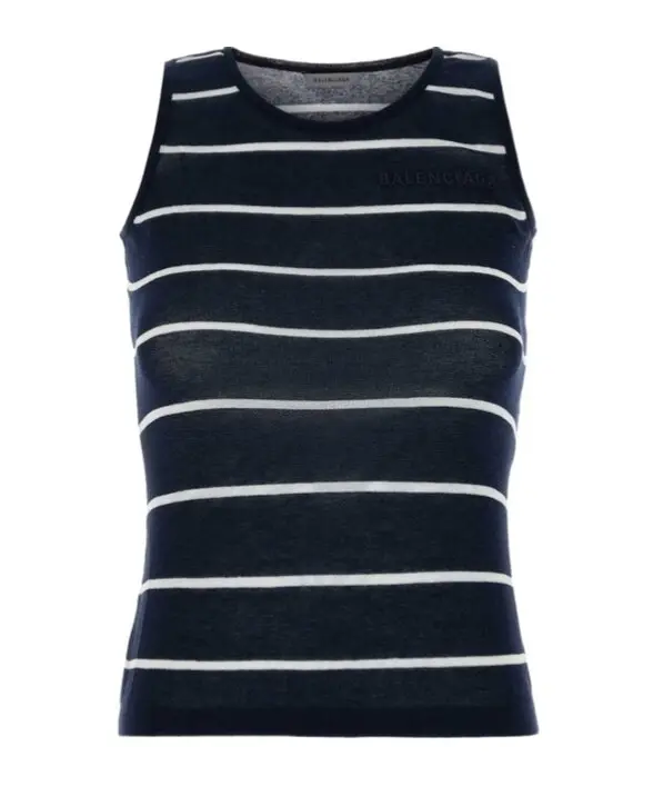 Balenciaga Crew Neck Vest - Black
