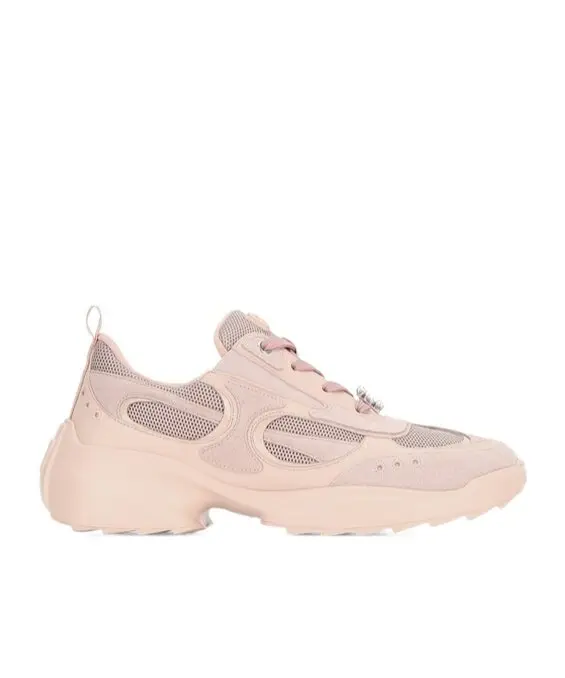 ROGER VIVIER Run Mini Strass Low-top Sneakers - Pink