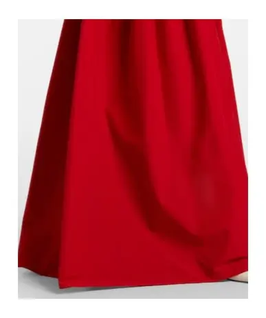 Ralph Lauren Belted Cotton-blend Poplin Maxi Gown