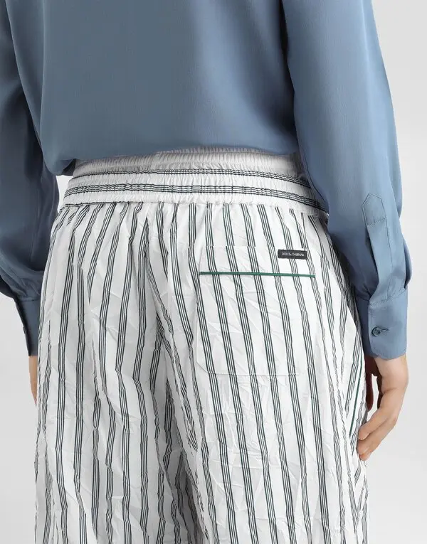 Dolce & Gabbana Striped Drawstring Loungewear Trousers