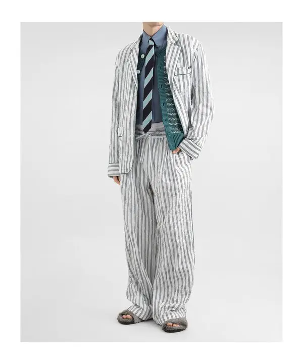 Dolce & Gabbana Striped Drawstring Loungewear Trousers