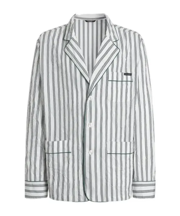 Dolce & Gabbana Striped Piped Shirt
