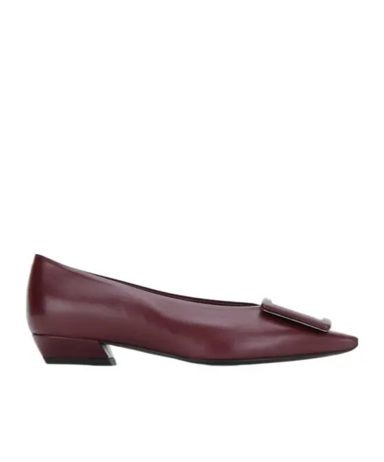 ROGER VIVIER Pointed Flat Shoes - Brown