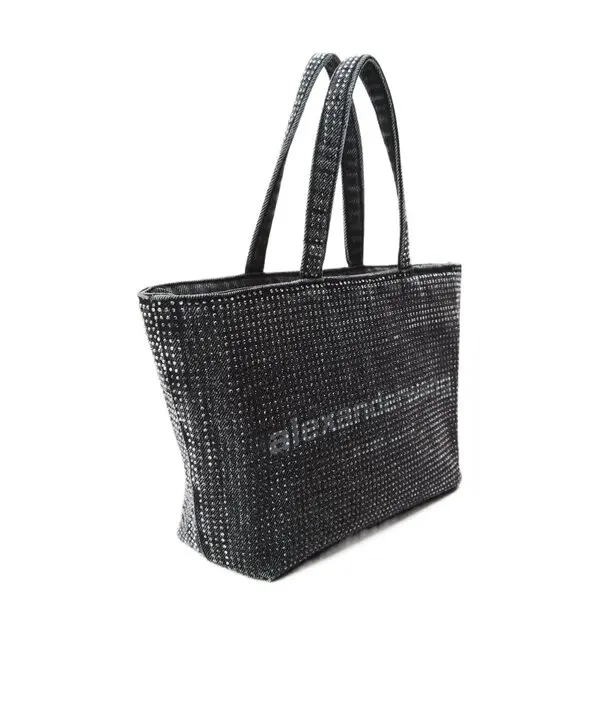 Alexander Wang Crystal Small Tote Bag - Grey Aged