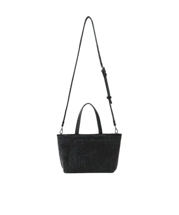 Alexander Wang Crystal Small Tote Bag - Grey Aged