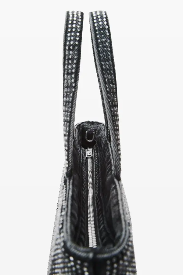 Alexander Wang Crystal Small Tote Bag - Grey Aged