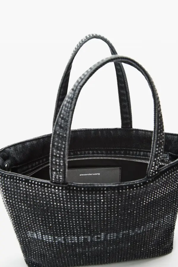 Alexander Wang Crystal Small Tote Bag - Grey Aged