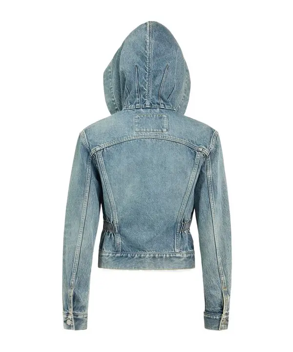 Alaïa Hooded Denim Jacket
