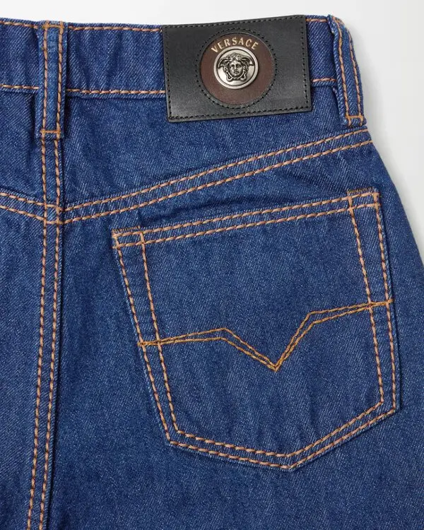 Versace High-waist Straight Jeans
