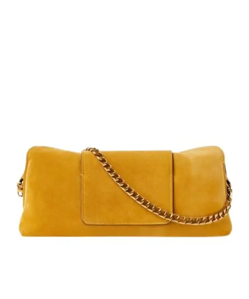 Versace Vivian Suede Clutch