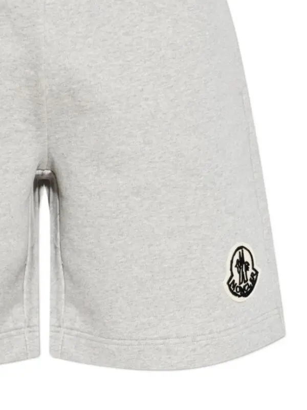 Moncler Logo Patch Sweat Shorts
