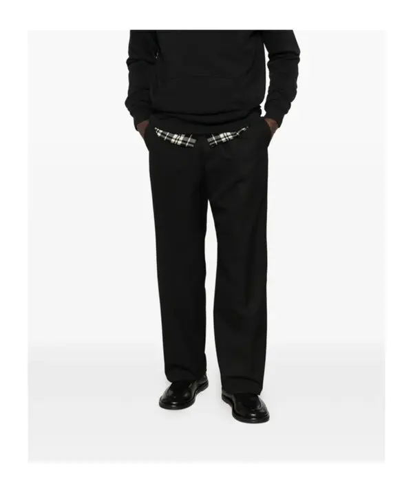 Drole De Monsieur Elastic Waist Trousers - Black