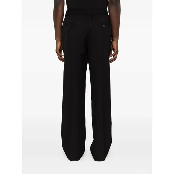 Drole De Monsieur Elastic Waist Trousers - Black