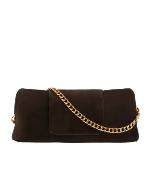 Versace Vivian Suede Clutch