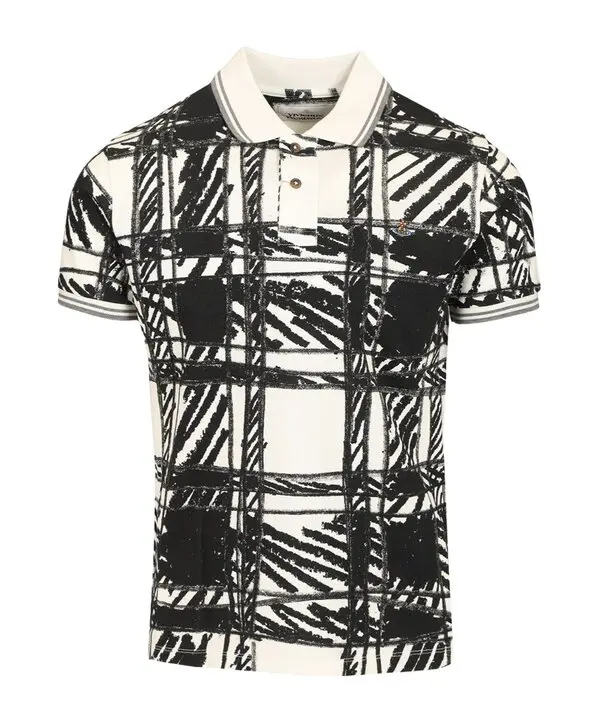 VIVIENNE WESTWOOD Short-sleeved Polo Shirt - Black