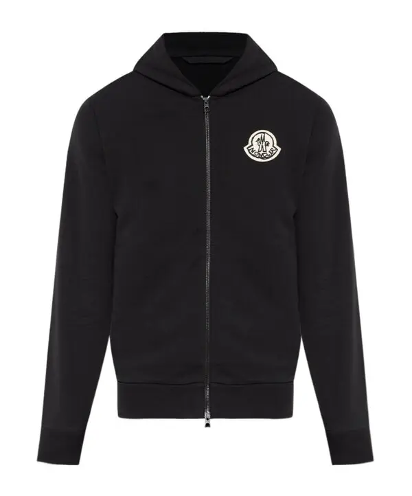 Moncler Zip-up Hoodie With Logo Detail