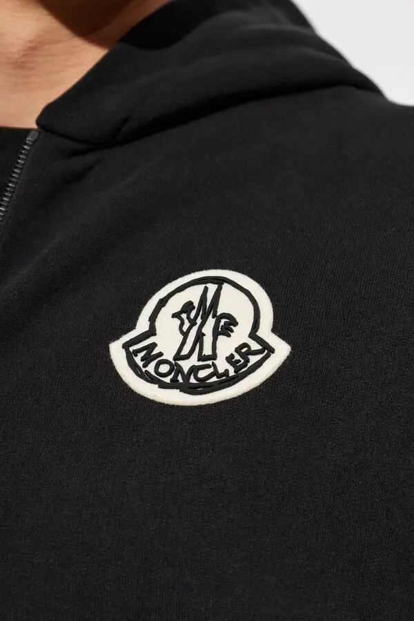 Moncler Zip-up Hoodie With Logo Detail