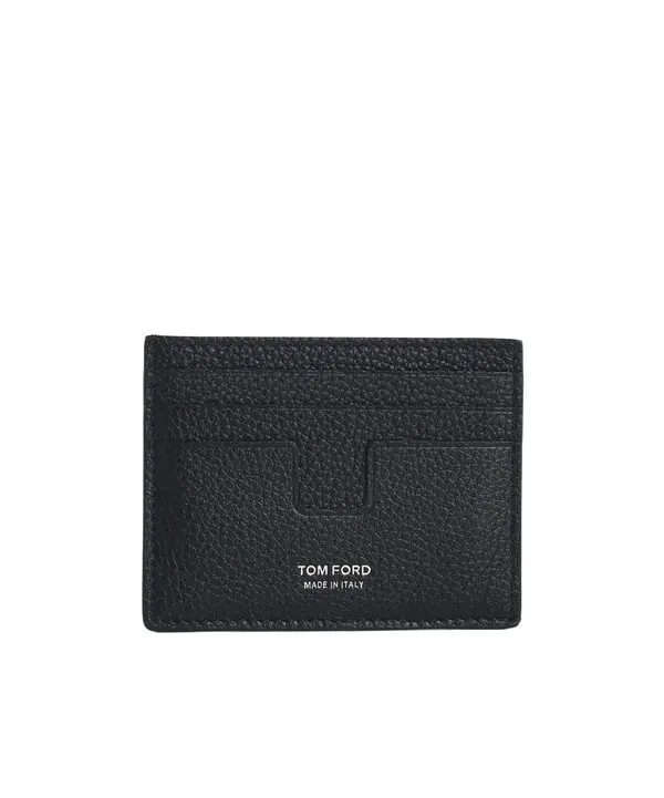 TOM FORD Leather Card Holder Wallet
