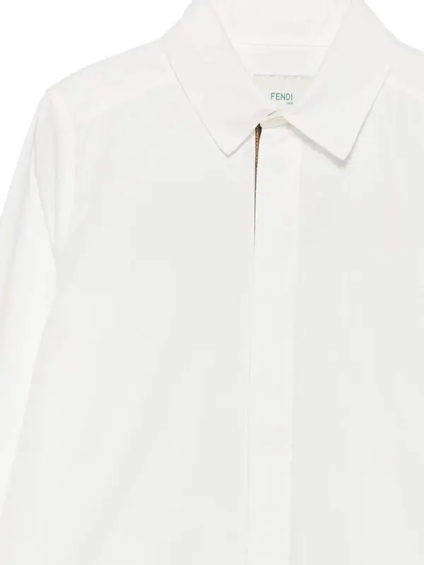 Fendi Concealed-fastening Long-sleeve Shirt
