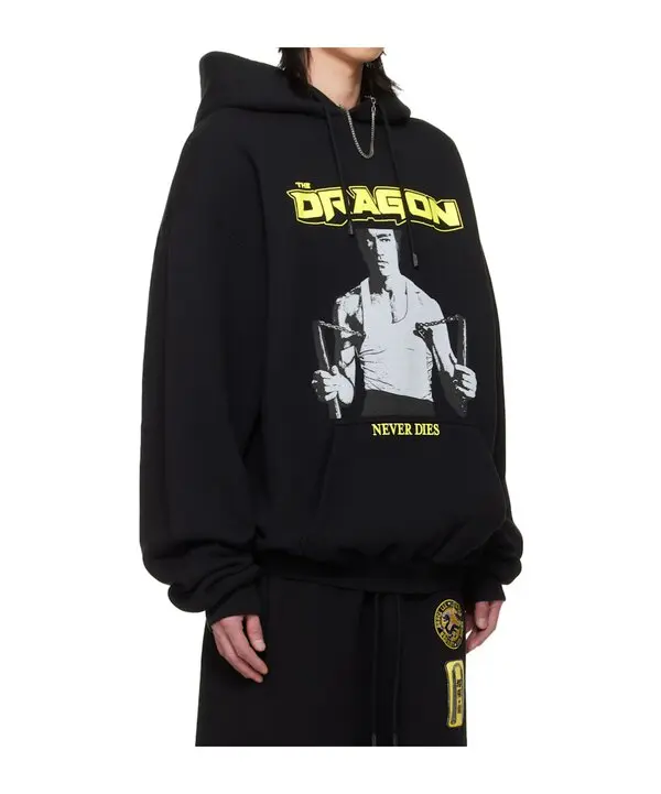 LU'U DAN Bruce Lee Collaboration Oversized Long-sleeve Hoodie