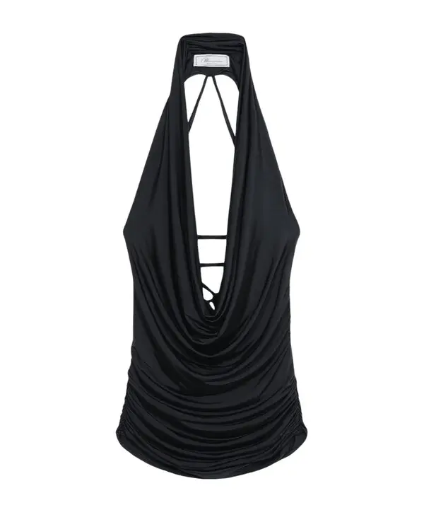 Blumarine V-neck Ruched Top