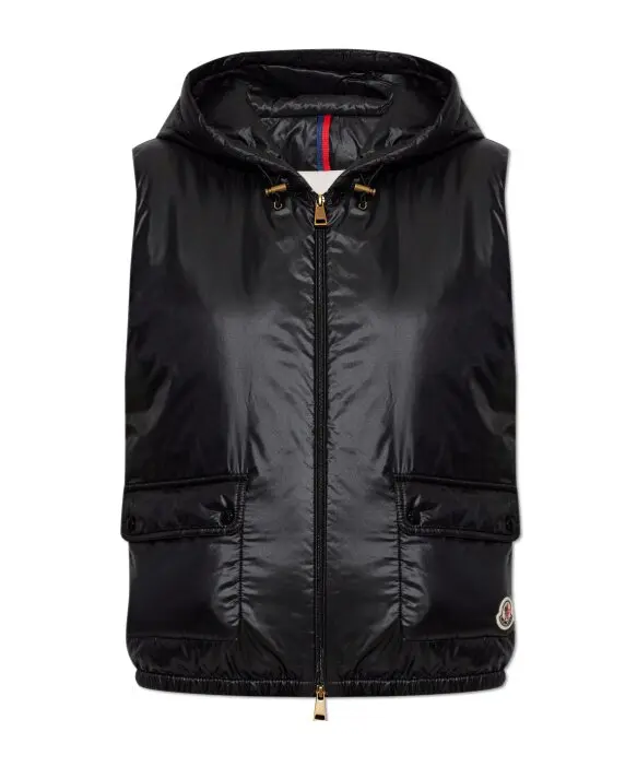Moncler Sleeveless Down Vest - Black