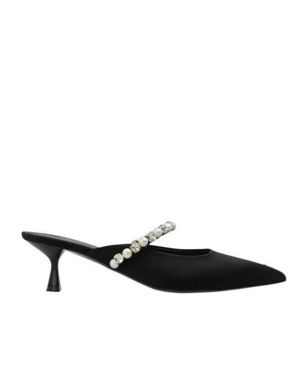 Stella McCartney Elsa Heeled Mules - Black