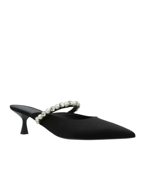 Stella McCartney Elsa Heeled Mules - Black
