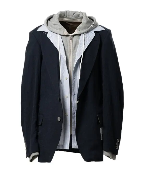Mihara Yasuhiro Mix Layered Jacket