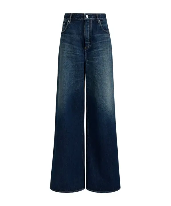 Alaïa High-waisted Wide-leg Jeans