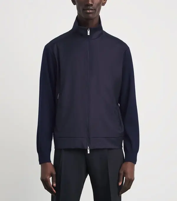 Paul & Shark Virgin Wool Hybrid Jacket With Storm System