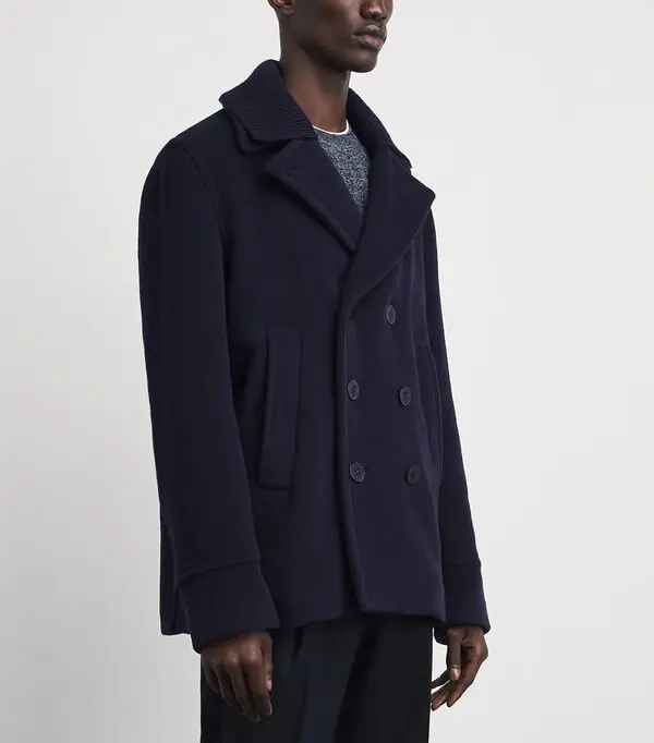 Paul & Shark Wool-blend Peacoat
