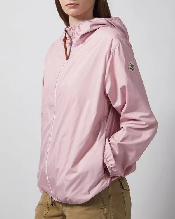 Moncler Fegeos Hooded Windbreaker Jacket - Pink