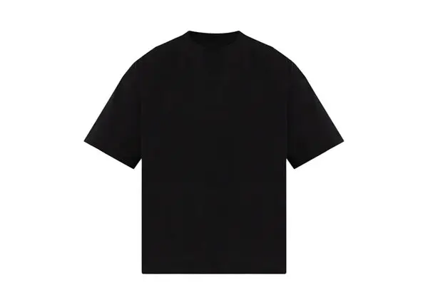 Dries Van Noten Heavy Jersey Short Sleeve T-shirt - Black