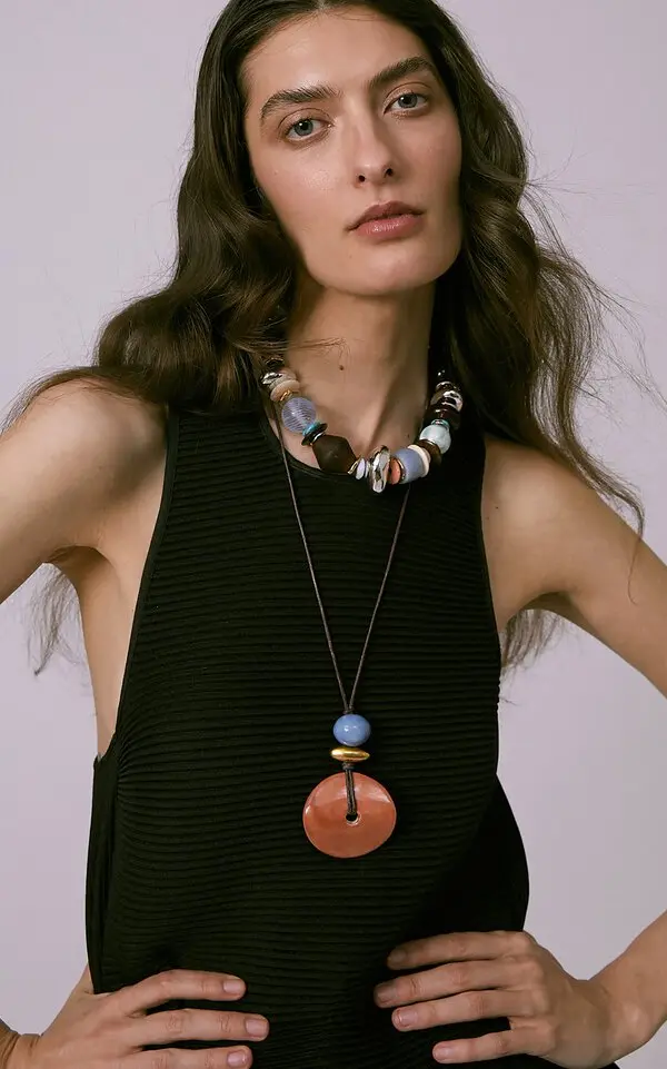 LIZZIE FORTUNATO Monument Collar In Baja Ii