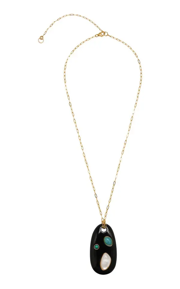 LIZZIE FORTUNATO Reliquary Pendant Necklace