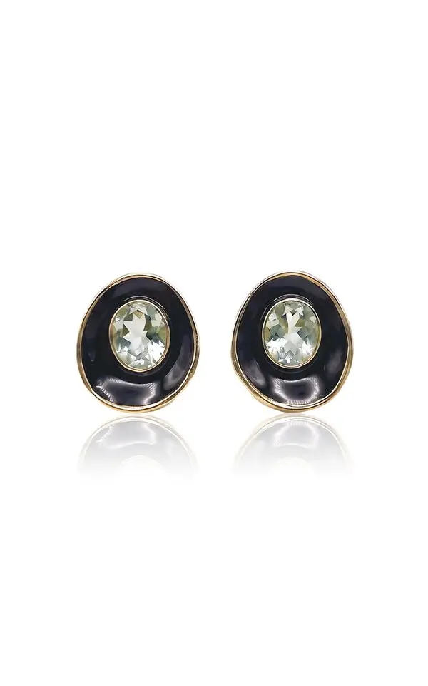 LIZZIE FORTUNATO Obsidian Pool Earrings - Multi