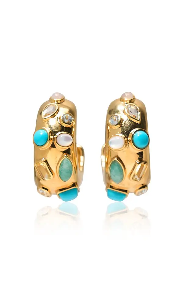 LIZZIE FORTUNATO Orion Hoop Earrings