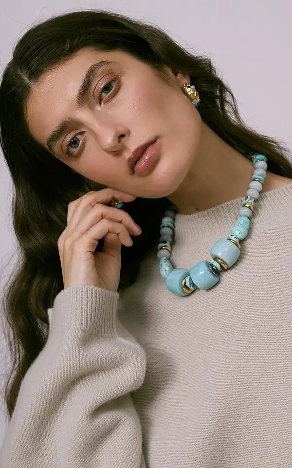 LIZZIE FORTUNATO Orion Hoop Earrings