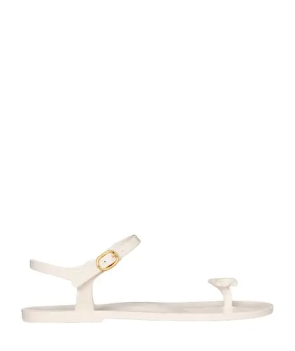 Celine Jelly Bay Sandal In Eco-certified Pvc - Chalk
