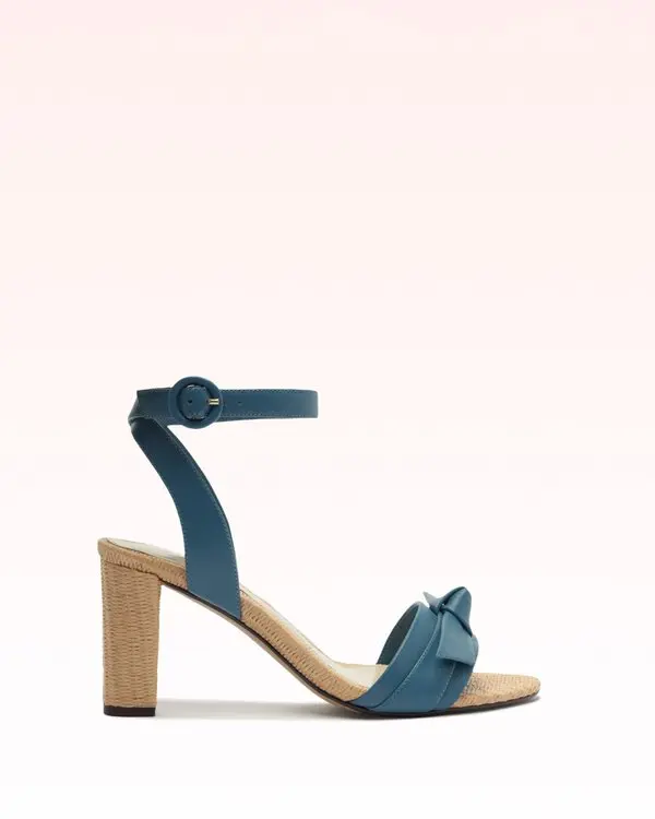 ALEXANDRE BIRMAN Clarita Raffia 75 - Denim