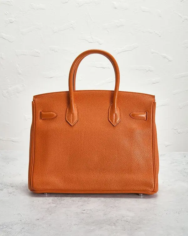FWRD RENEW Hermes Taurillon Clemence Birkin 30 Handbag